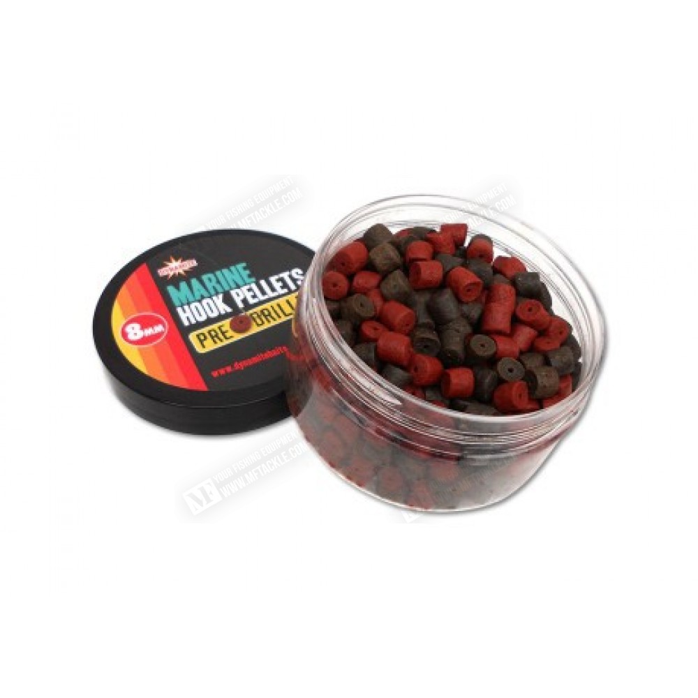 Пробити пелети - DYNAMITE BAITS Pre Drilled Pellets 8mm - mf-4630